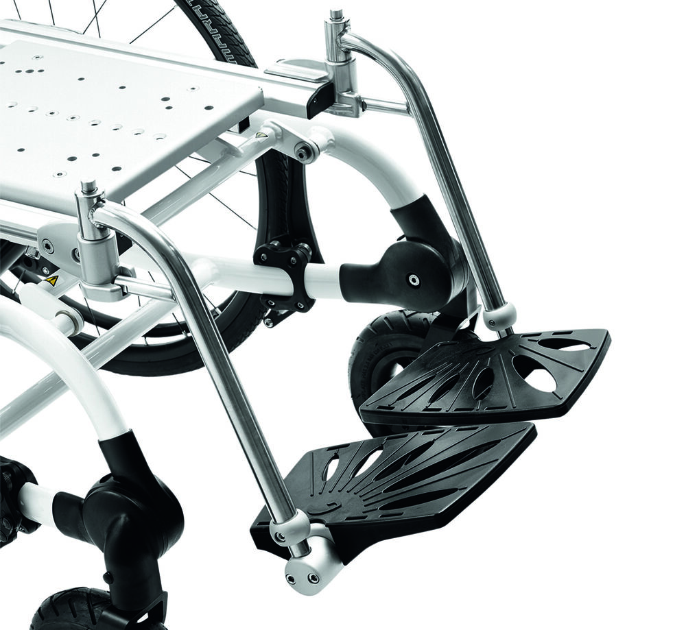 Fixed angle leg rest