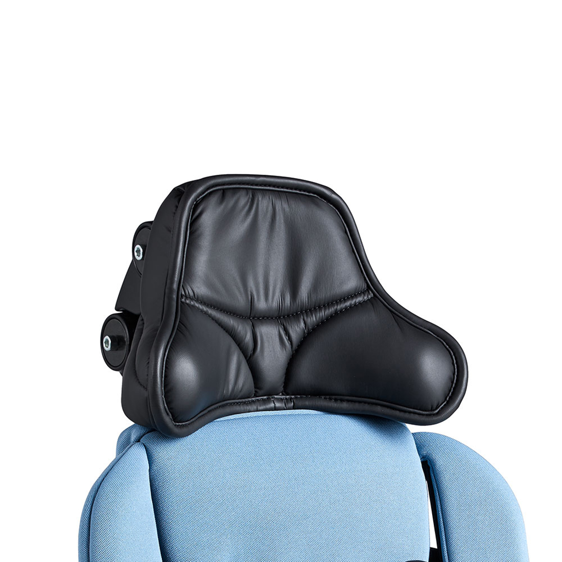 Anatomic head support, standard, medium rod, black wipeable